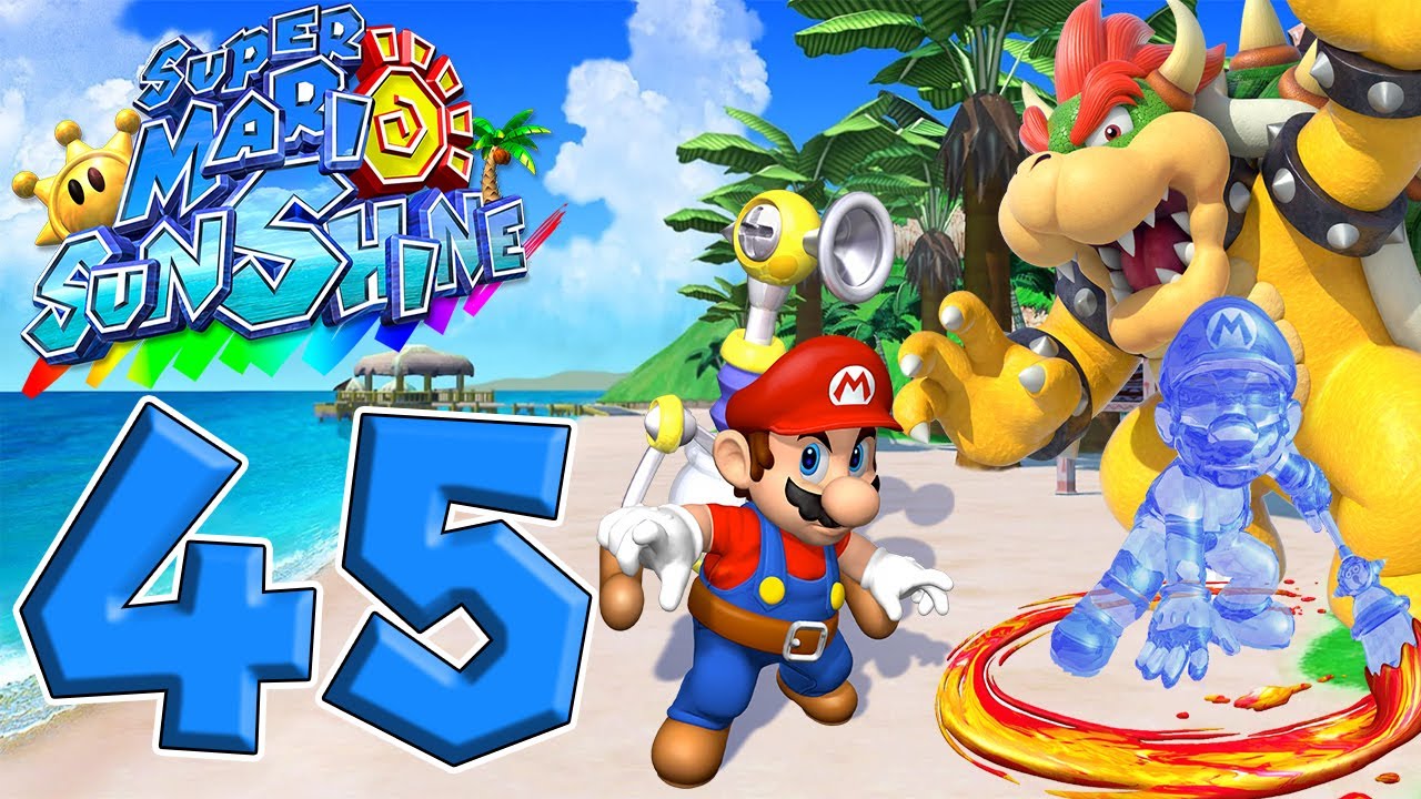 Super Mario Sunshine Part 45 - We need the rocket nozzle in Noki Bay ...
