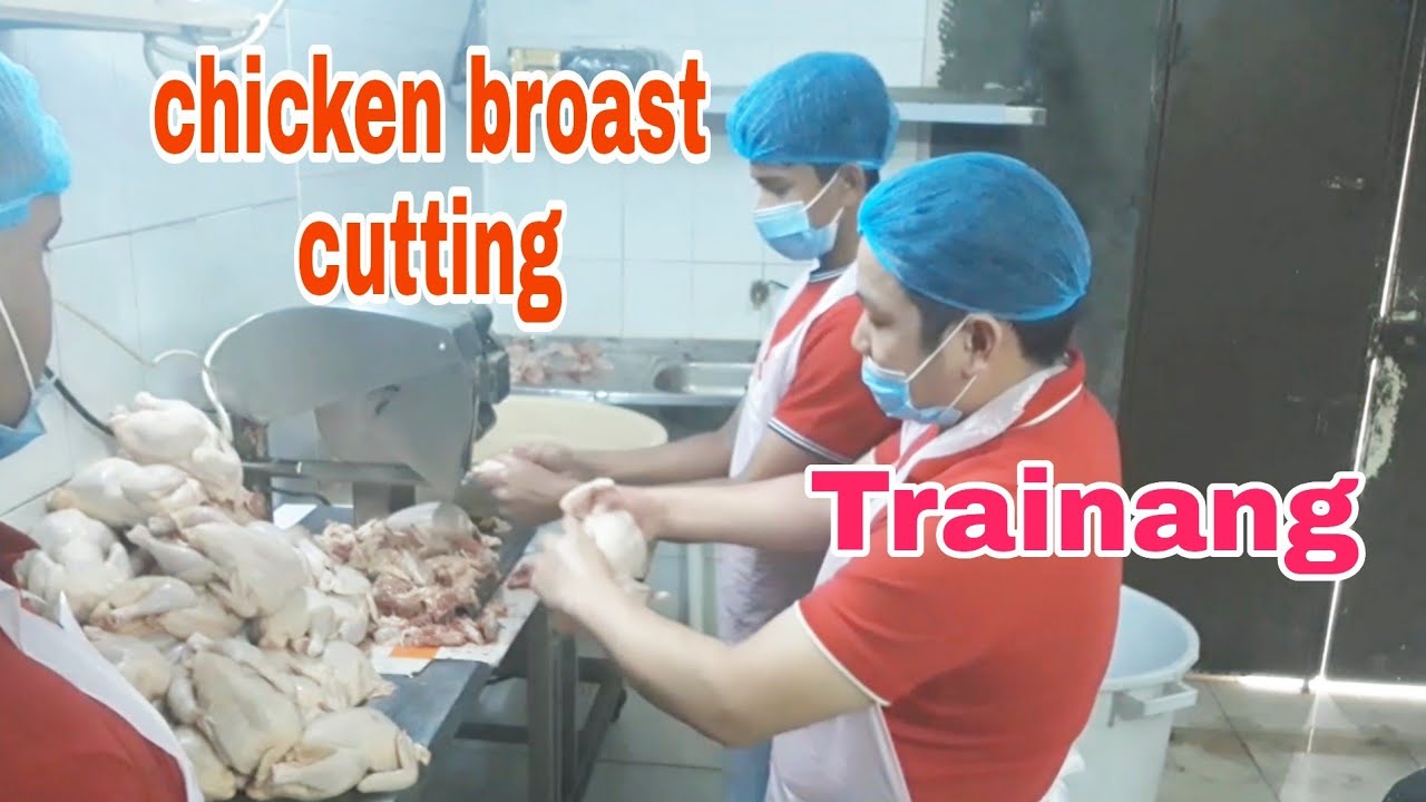 How To cut Chicken Skill|| Training ||How to cut chicken broast ...