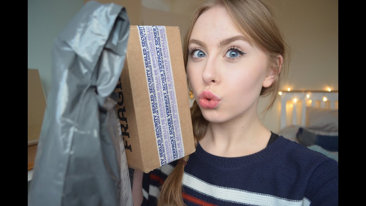 UNBOXING + TRY ON HAUL / ASOS, Hollister + Sunglasses Shop - YouTube