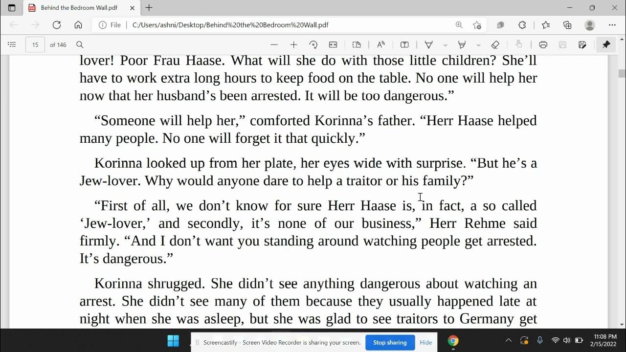 Behind the Bedroom Wall Chapter 1 - YouTube