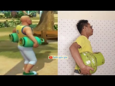Tiru upin ipin dah jadi besar - upin ipin terbaru