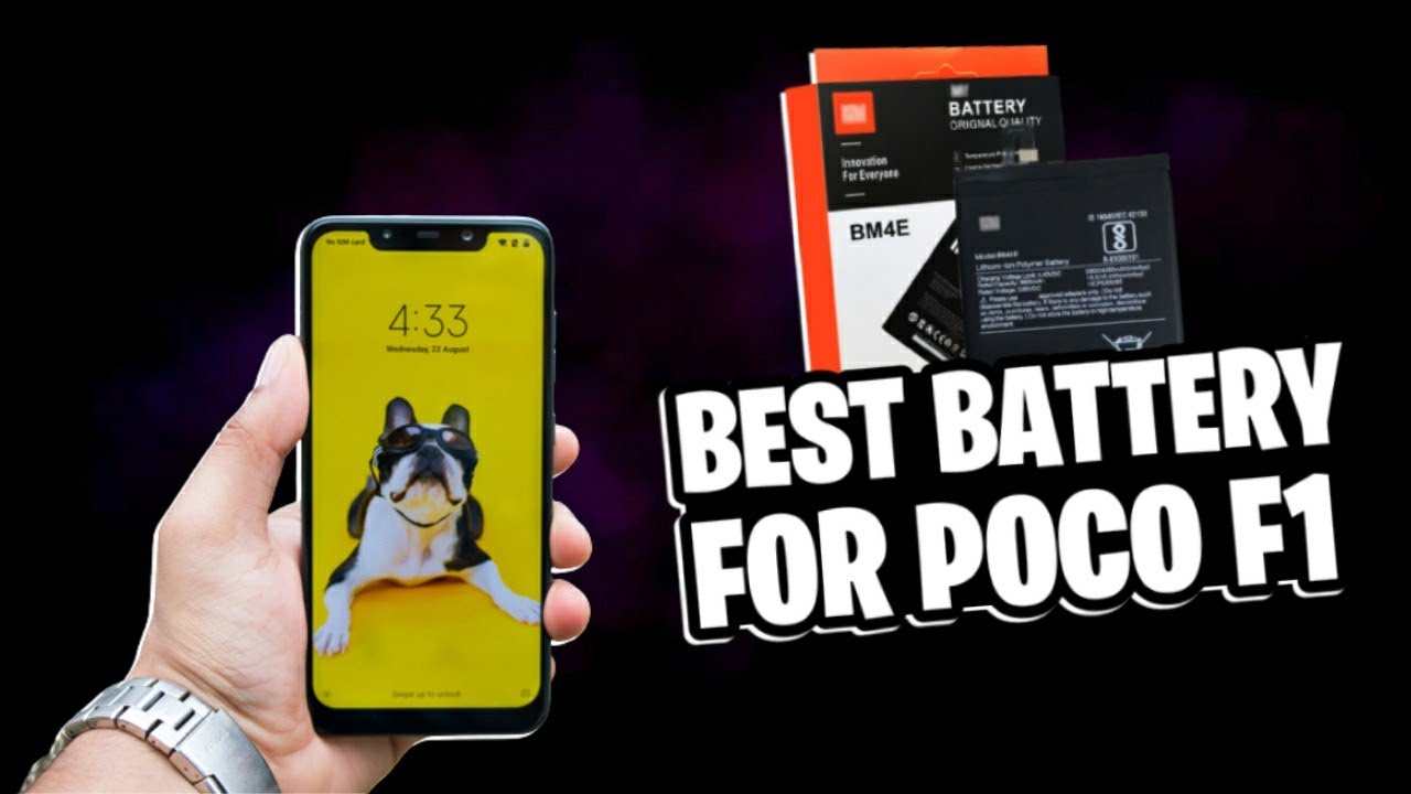 Xiaomi Pocophone F1 Battery Replacement | Best Battery For Poco F1 ...