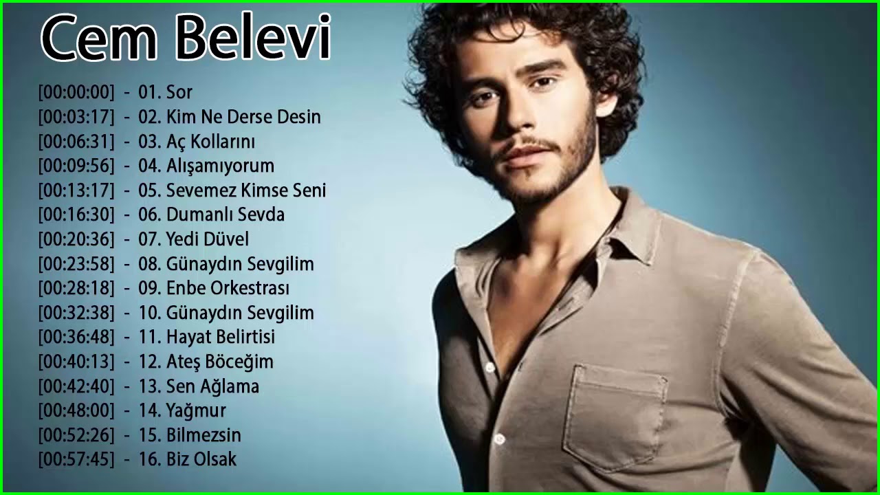 şarkıcı Cem Belevi 2018'in en iyi albümü - Cem Belevi Hist Album 2018 ...