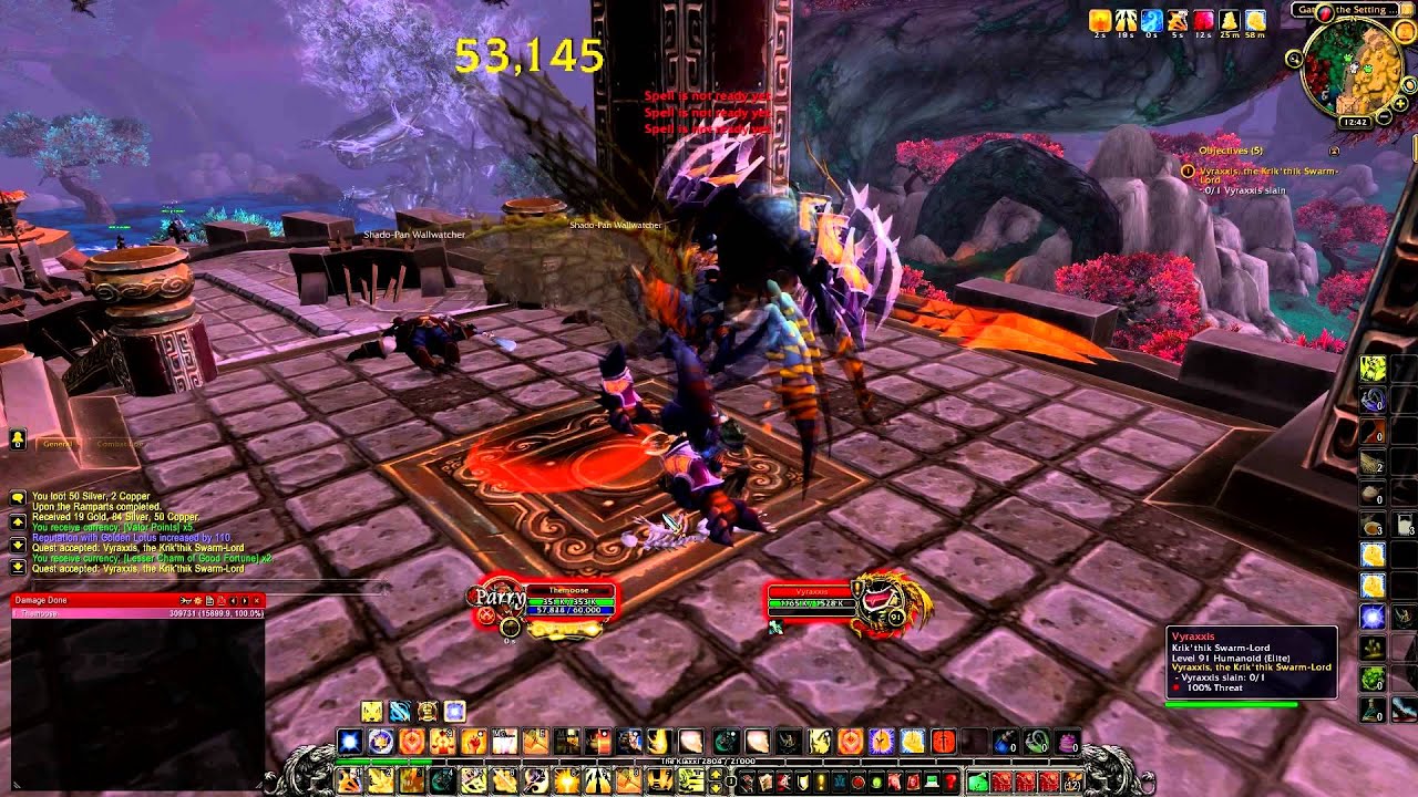 CataQuests.com - Vyraxxis, the Krik'thik Swarm-Lord (Daily) - YouTube