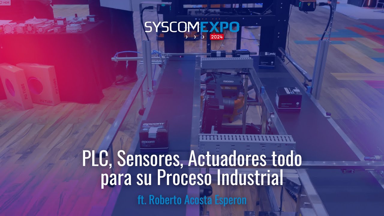 PLC, sensores, actuadores todo para su proceso industrial - YouTube