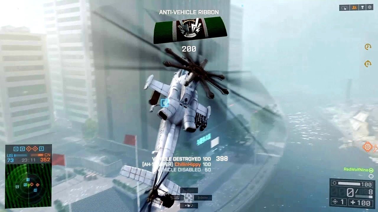 Battlefield Attack Helicopter Beast Mode - YouTube
