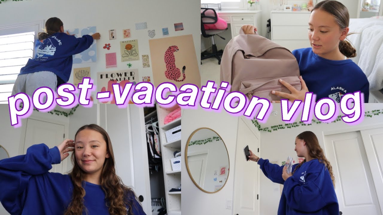 what i do when i get back from vacation 🥲 - YouTube