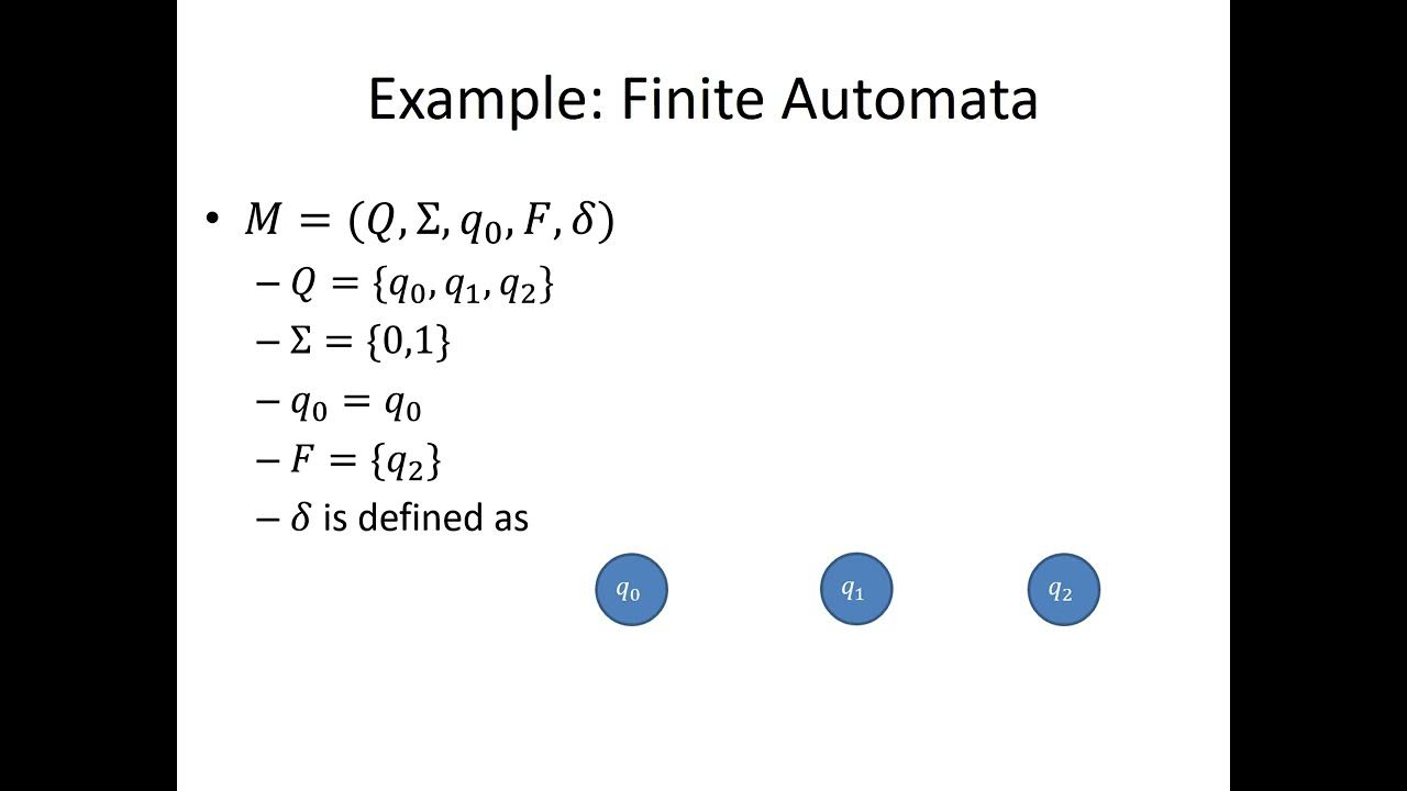 Understanding Deterministic Finite Automata (DFA) and Problems - YouTube