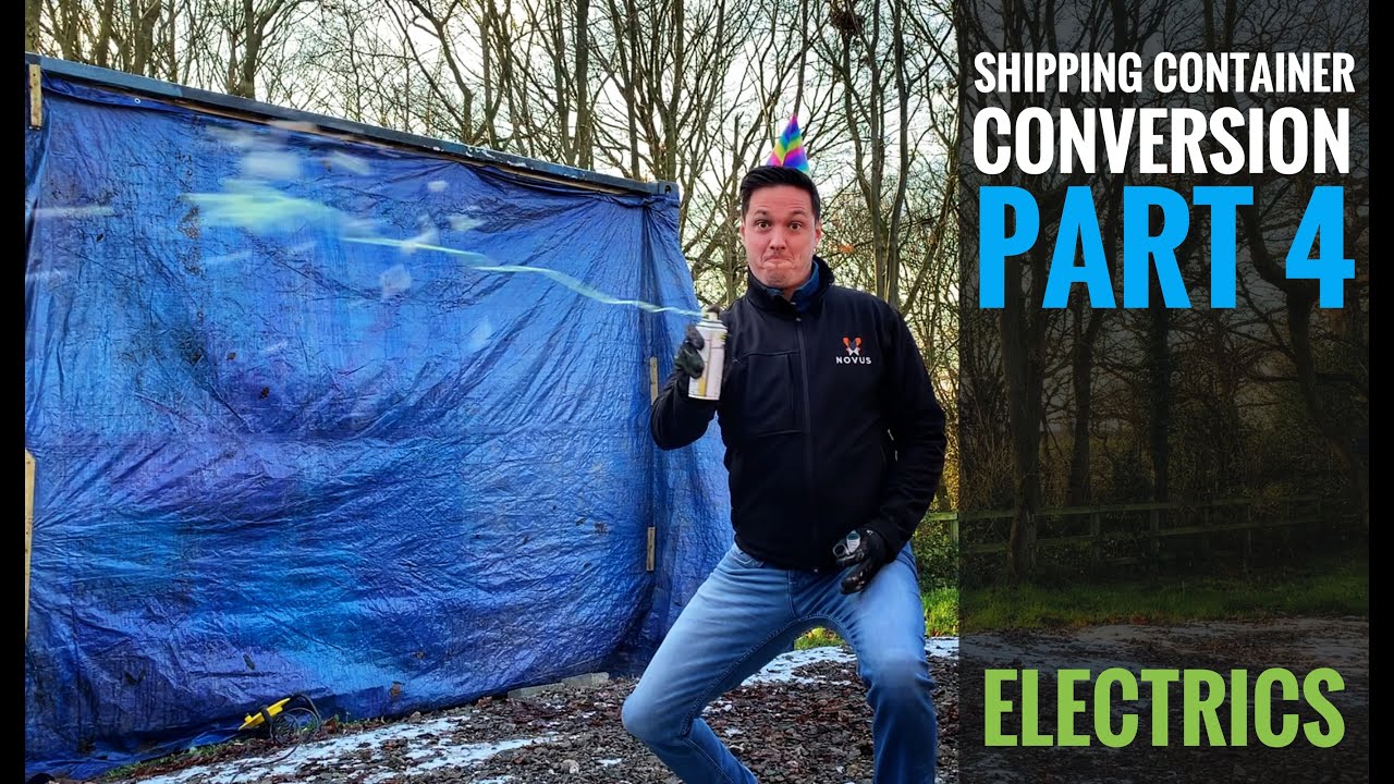 SHIPPING CONTAINER CONVERSION INTO GARDEN OFFICE (UK) - PART 4 ...