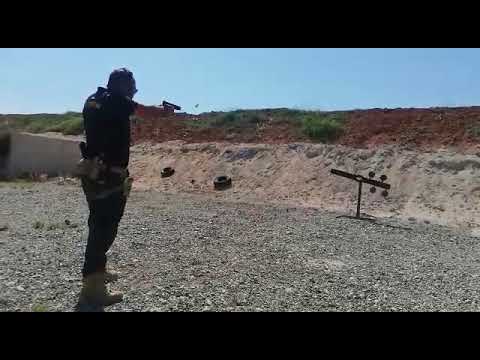 8 li top stand çelik hedef - steel target - Polis Teşkilatı atışları - www.celikhedef.com