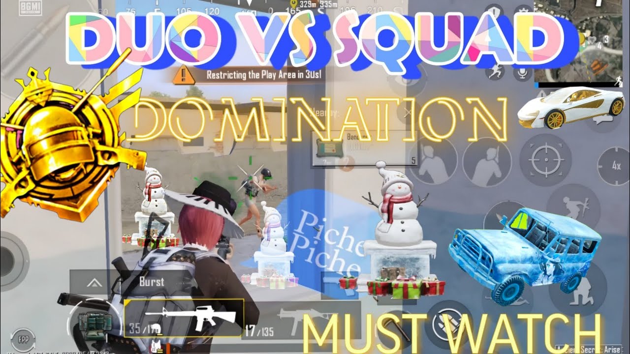 Duo vs Squad Insane Gameplay #bgmi #bgmihighlights #dominations # ...