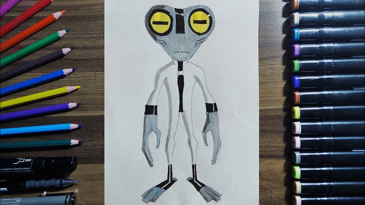 GREY MATTER DRAWİNG/GRİ MADDE ÇİZİMİ (BEN 10 2005) - YouTube