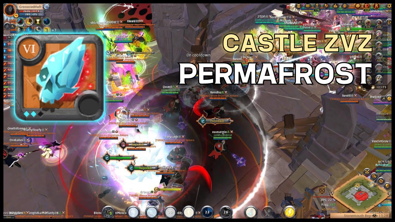 A Painful Victory in the Castle ZvZ Fight (Permafrost Prism), Albion ...