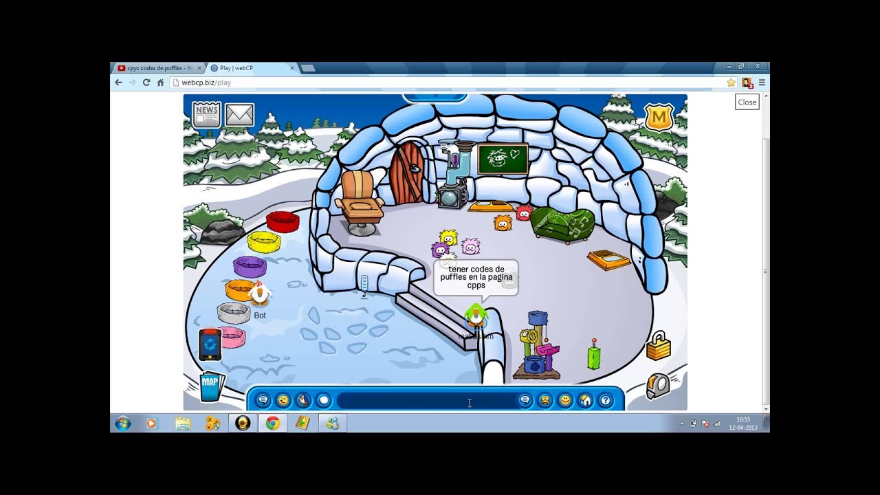 codes de puffles para cpys - YouTube