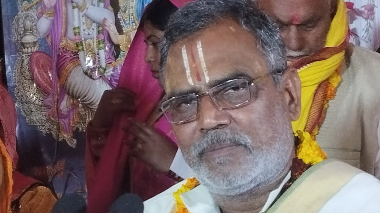 Shimmad Bhagwat Katha - Day 1 - !! Kataiya bhadhi jila Ayodhya Jai ...