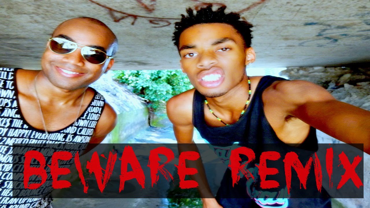 Beware Remix(First music video) w/lyrics - YouTube