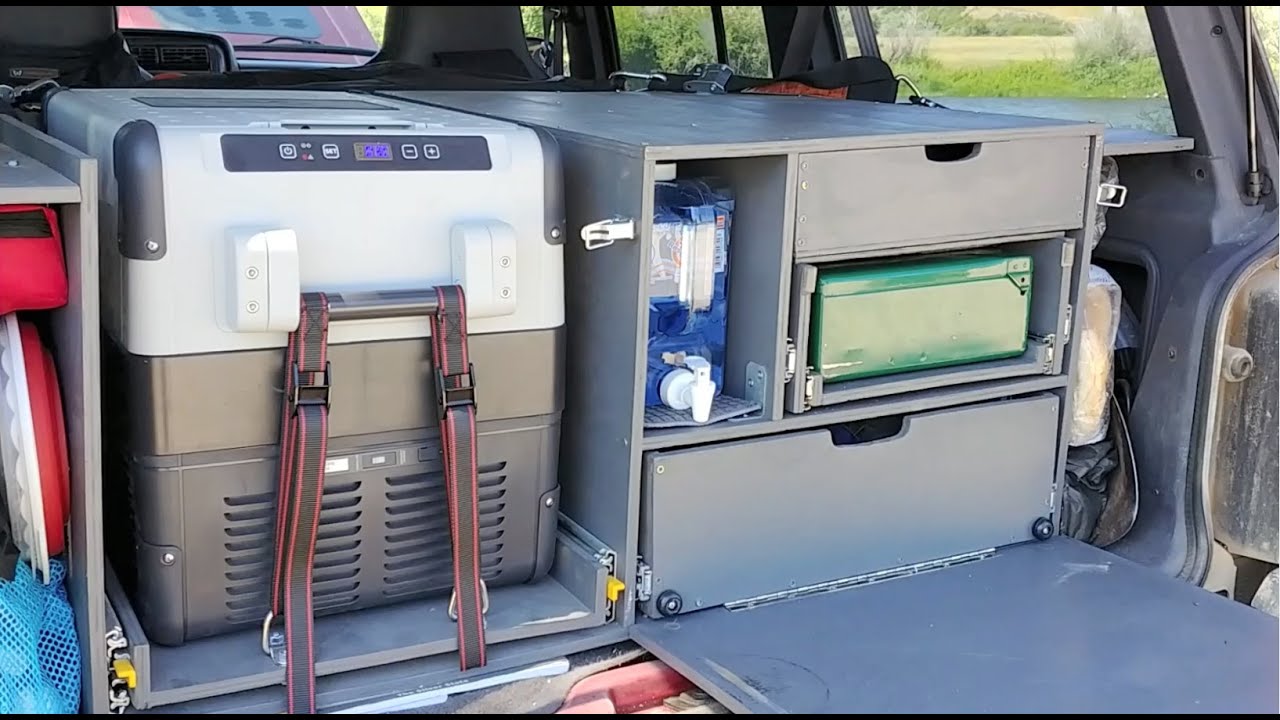 Camp Kitchen tour for our Jeep Cherokee XJ - YouTube