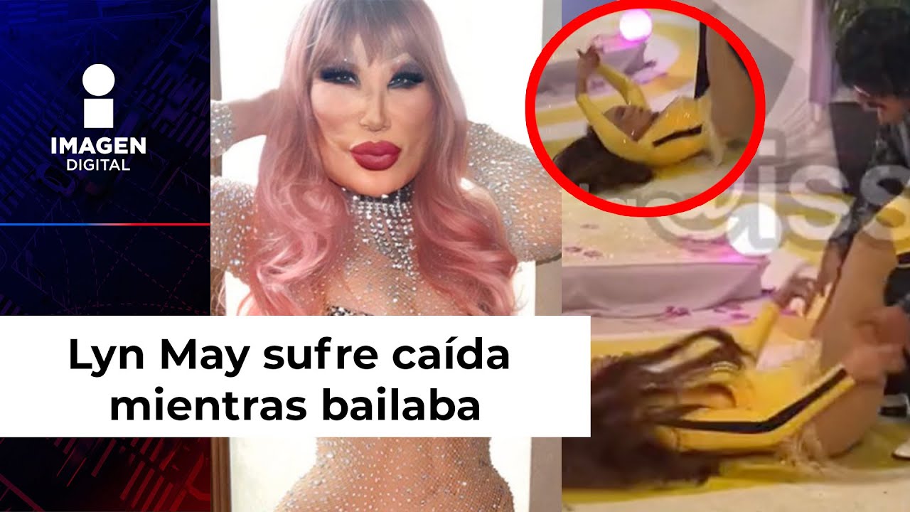 Lyn May sufre caída mientras bailaba - YouTube