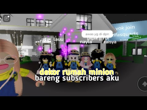 dekor rumah minion 💛 bareng subscribers aku lagi 😍🙌🏻 - YouTube