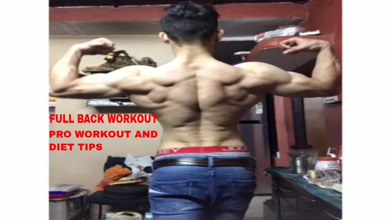 | FULL BACK WORKOUT| TURTLE BACK SECRETS | PRO DIET TIPS| - YouTube