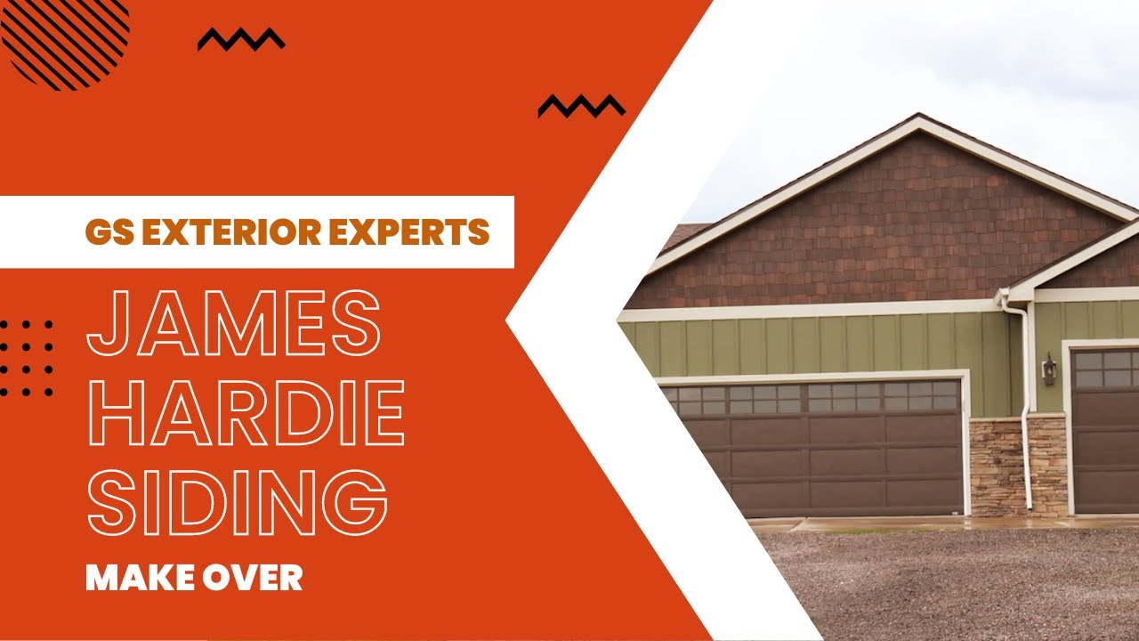 James Hardie Siding Complete Make Over By GS Exterior Experts - YouTube