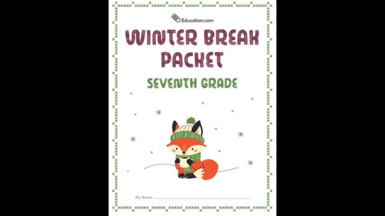 7th Grade (Winter Break Packet) Part 1 - YouTube