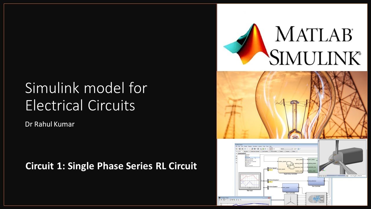 Simulink 1. Single Phase Series RL Circuit - YouTube