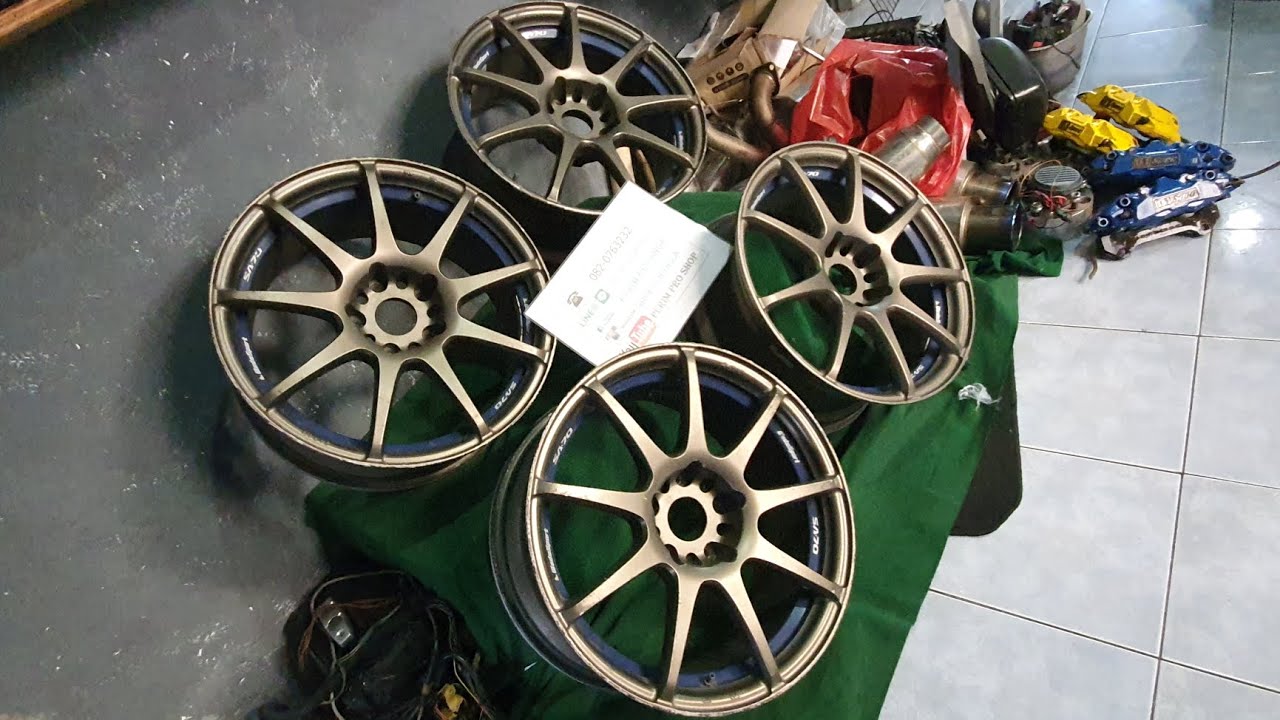 ล้อแท้ญี่ปุ่น Wedsport sa70 ขอบ17 5รู114 - YouTube