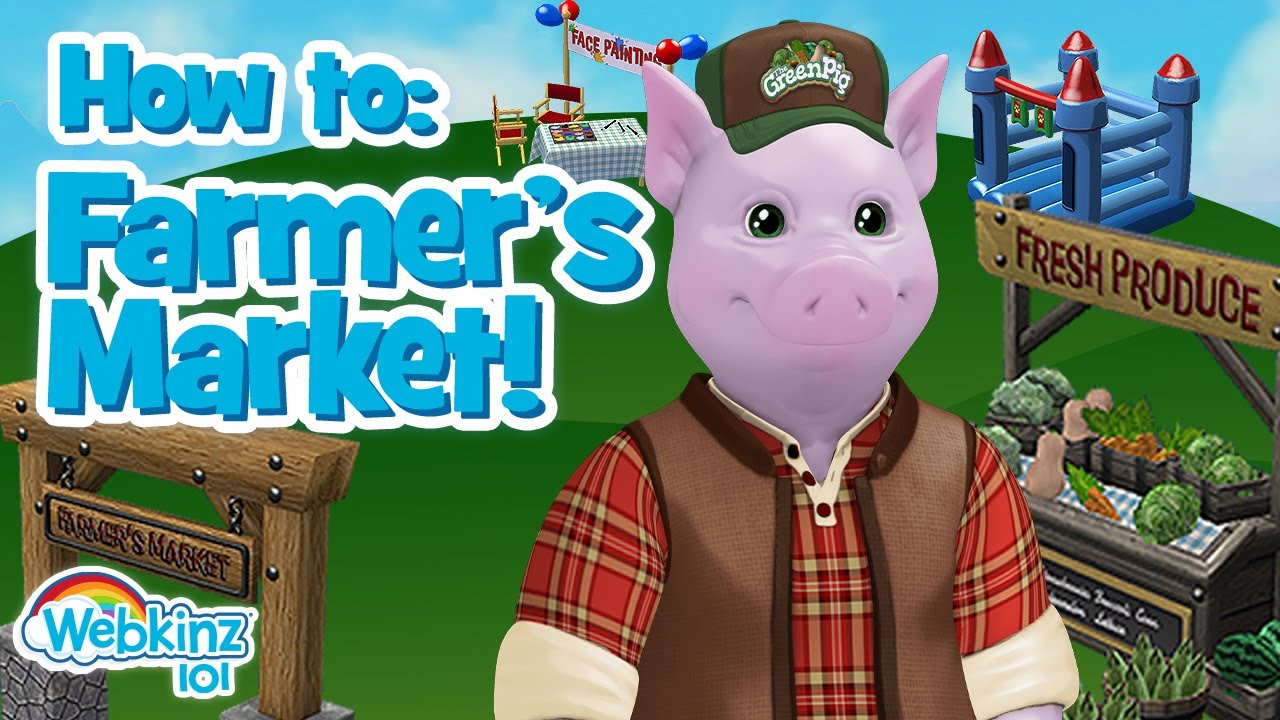 Webkinz Next: How to: Farmer's Market! - YouTube