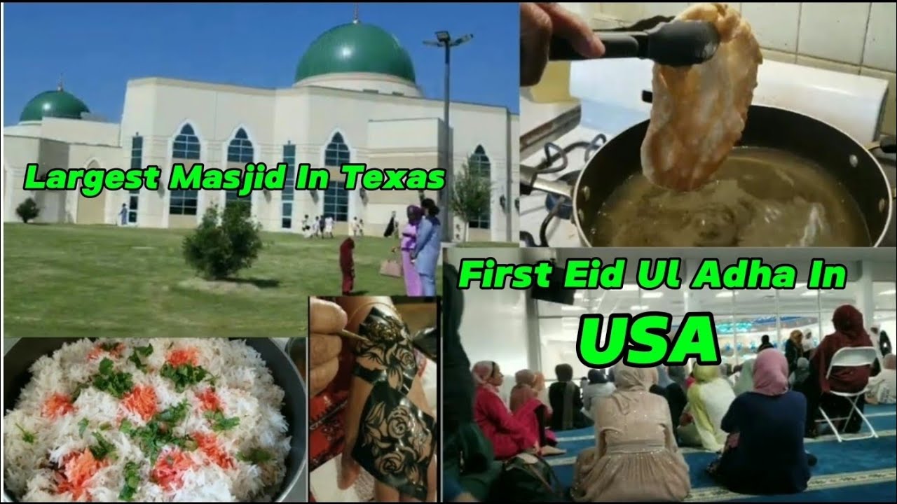 First Eid al-Adha Celebration in America 2024 | Texas USA | Benwiztube ...
