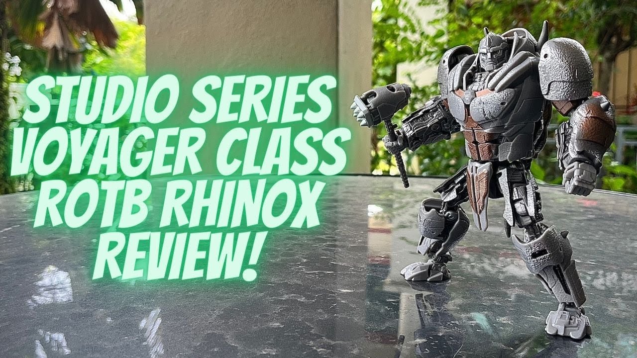 JJ Prime REVIEWS: Transformers Studio Series Voyager ROTB RHINOX! - YouTube