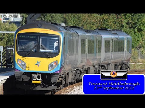 Trains at Middlesbrough railway station (23/09/2022) - YouTube