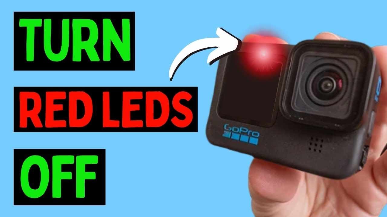 GoPro Hero 10: How to Turn Off Red LED Lights While Recording - YouTube
