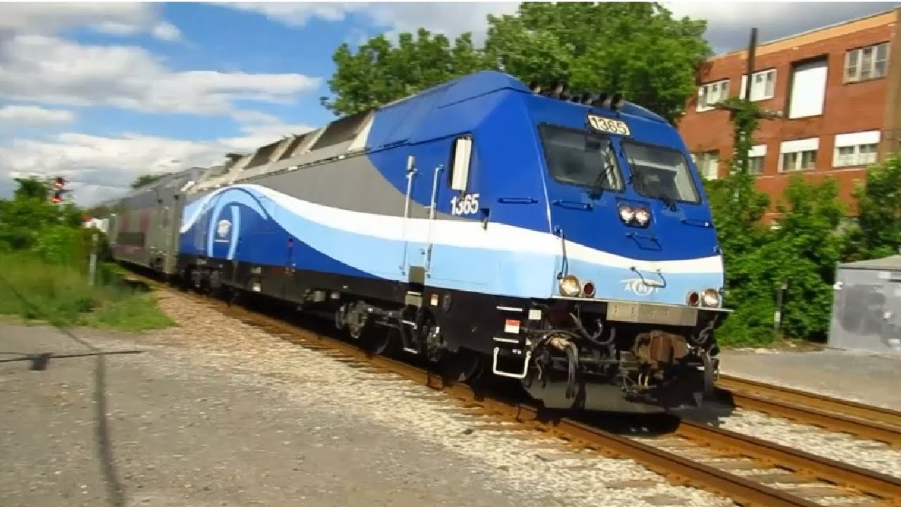MONTREAL COMMUTER TRAINS MAY & JUNE 2021 - YouTube