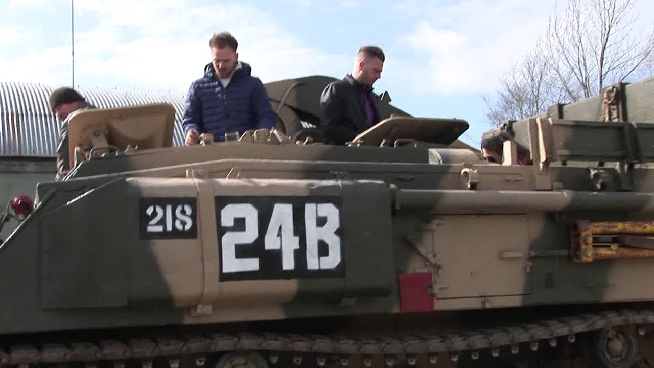FV434 "tank" at Cobbaton Combat Collection - YouTube
