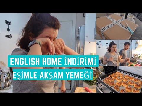 İNDİRİMLİ ALIŞVERİŞ ENGLİSH HOME  🛍️ ARNAVUT CİĞERİ 🤤 #indirim #vlog || Sanem Dilsiz