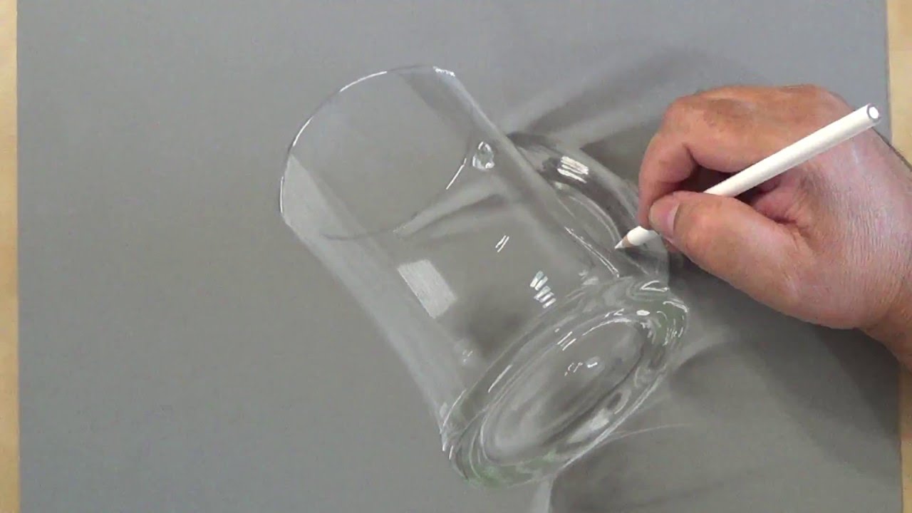 Time Lapse Drawing: How to draw a Hyperrealistic Beer Mug - YouTube