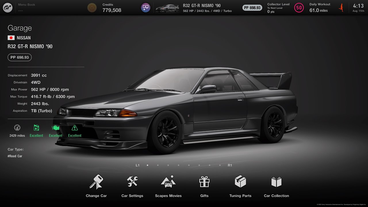 [Gran Turismo 7] GTR R32 with R35 engine swap 700pp tune - YouTube