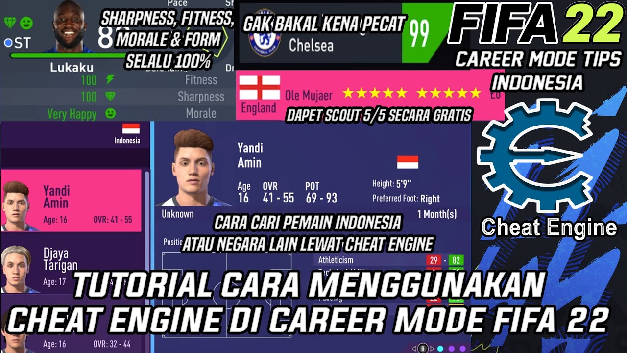 Tutorial Cara Menggunakan Cheat Engine Di Career Mode FIFA 22 - FIFA 22 ...