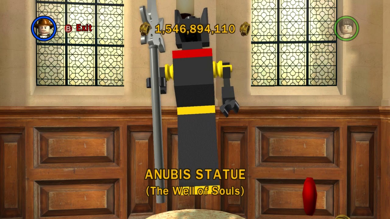 LEGO Indiana Jones - ANUBIS STATUE BUILT All 10 Minikits The Well of ...