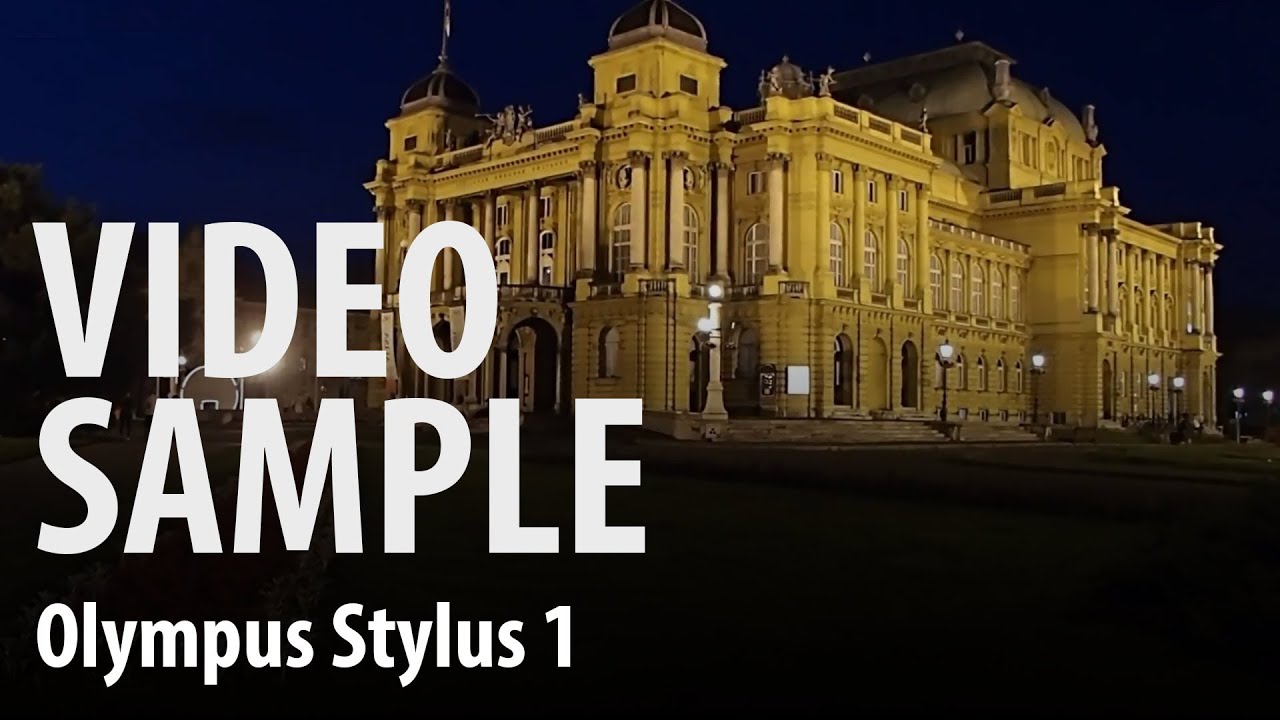 Olympus Stylus 1 : night video sample