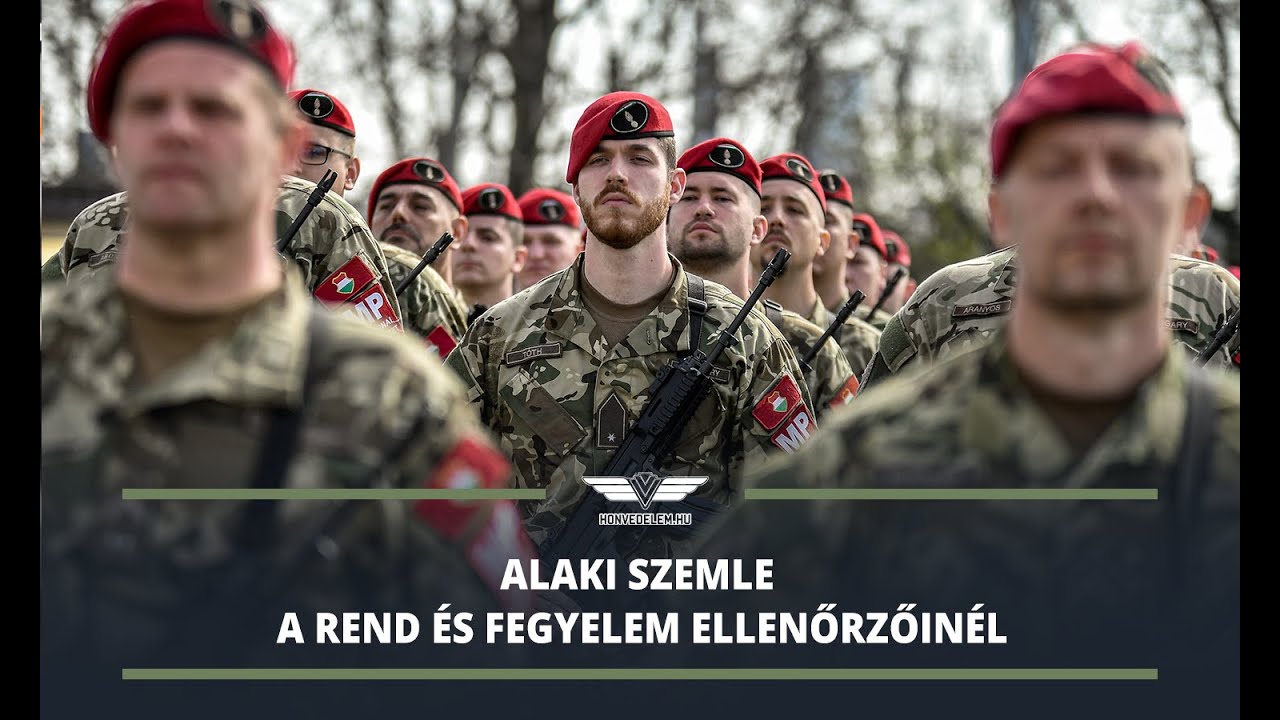 Alaki szemle a rend és fegyelem ellenőrzőinél - YouTube