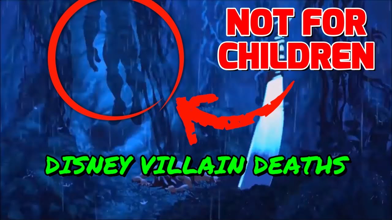 Top 10 Horrific Disney Villain Deaths - YouTube
