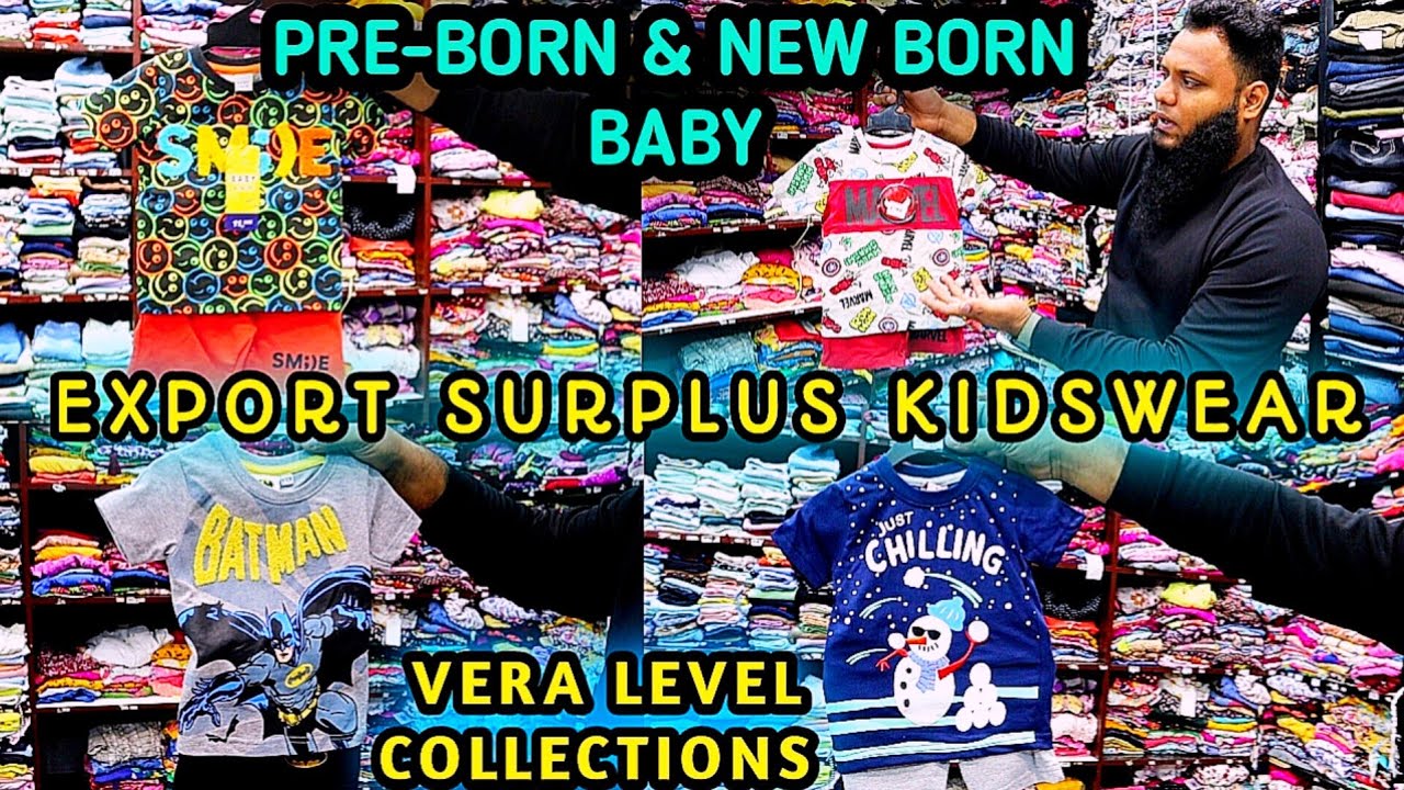 🤩Branded Export Surplus Kids Wear in Chennai | Kids T-shirt, Track Suit ...