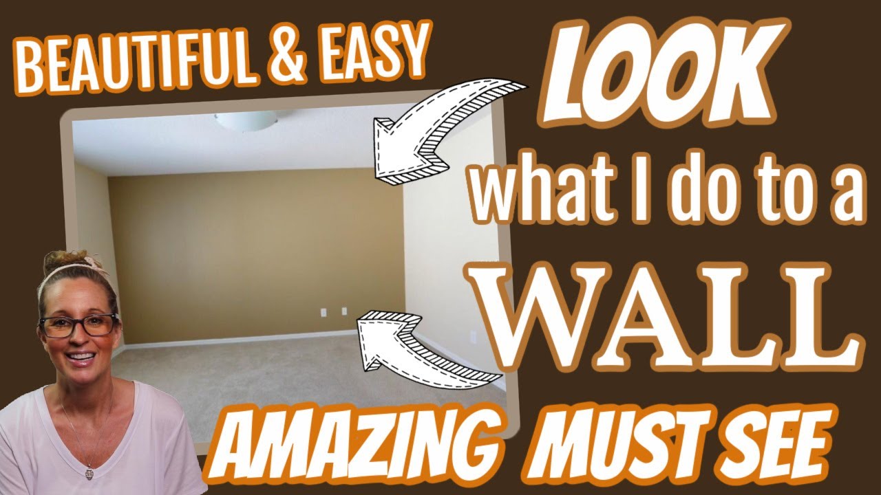 LOOK what I do to a WALL | BEAUTIFUL and EASY | AMAZING MUST SEE! - YouTube