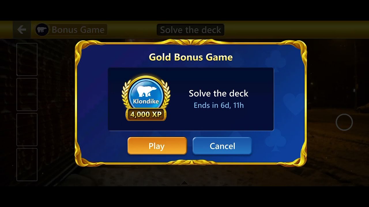 Microsoft Solitaire Collection | Weekly Rewards | Klondike | Gold Bonus ...