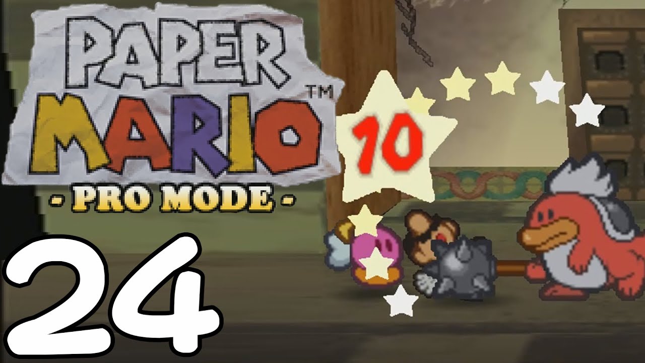 Paper Mario Pro Mode BLIND [24] "Red Hot Clubbing" - YouTube
