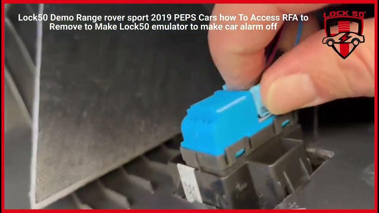 Lock50 Demo Range rover sport 2019 PEPS Cars how To Access RFA to ...