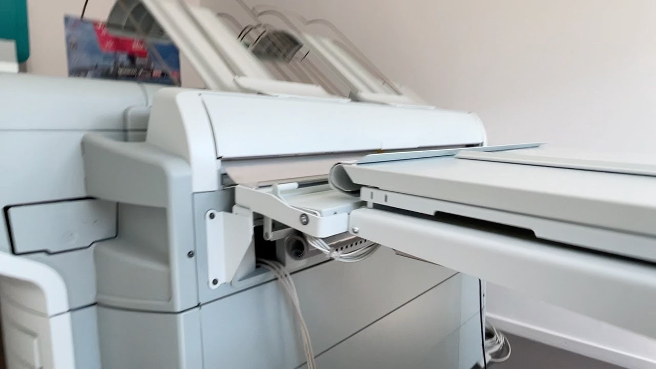 Køb Printerum til byggetegninger OCÉ Colorwave 650 på Klaravik - YouTube