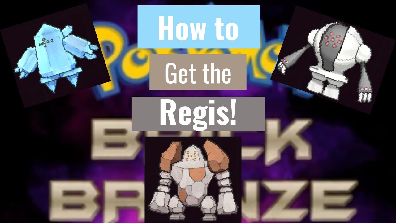 How to get the Regi Trio in Pokémon Brick Bronze! - YouTube